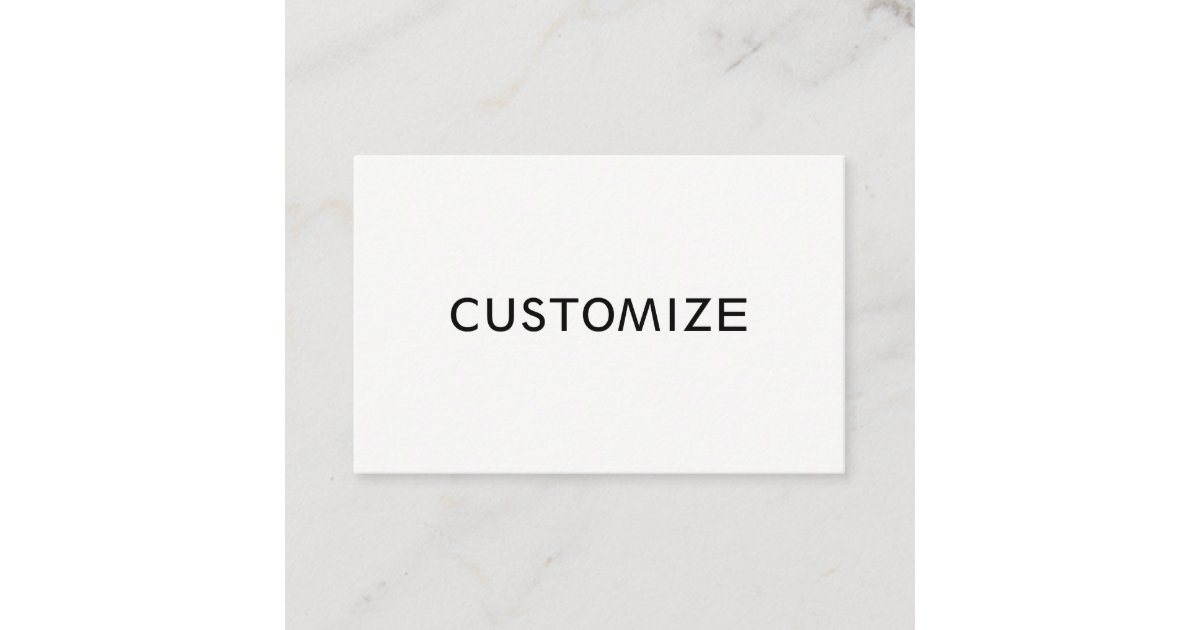 Custom Customise Blank Business Logo Business Card | Zazzle