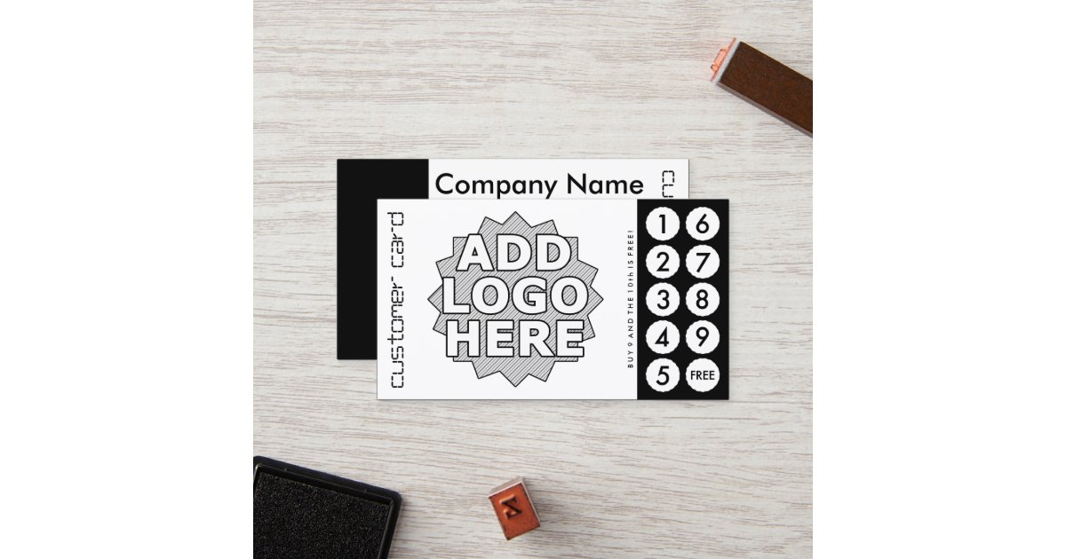 custom cut out punch cards | Zazzle