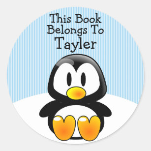 Cute Cartoon Penguin Stickers | Zazzle AU