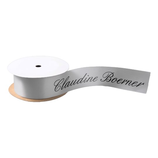 Custom Designer Name Product Ribbon Business Satin Ribbon | Zazzle.com.au