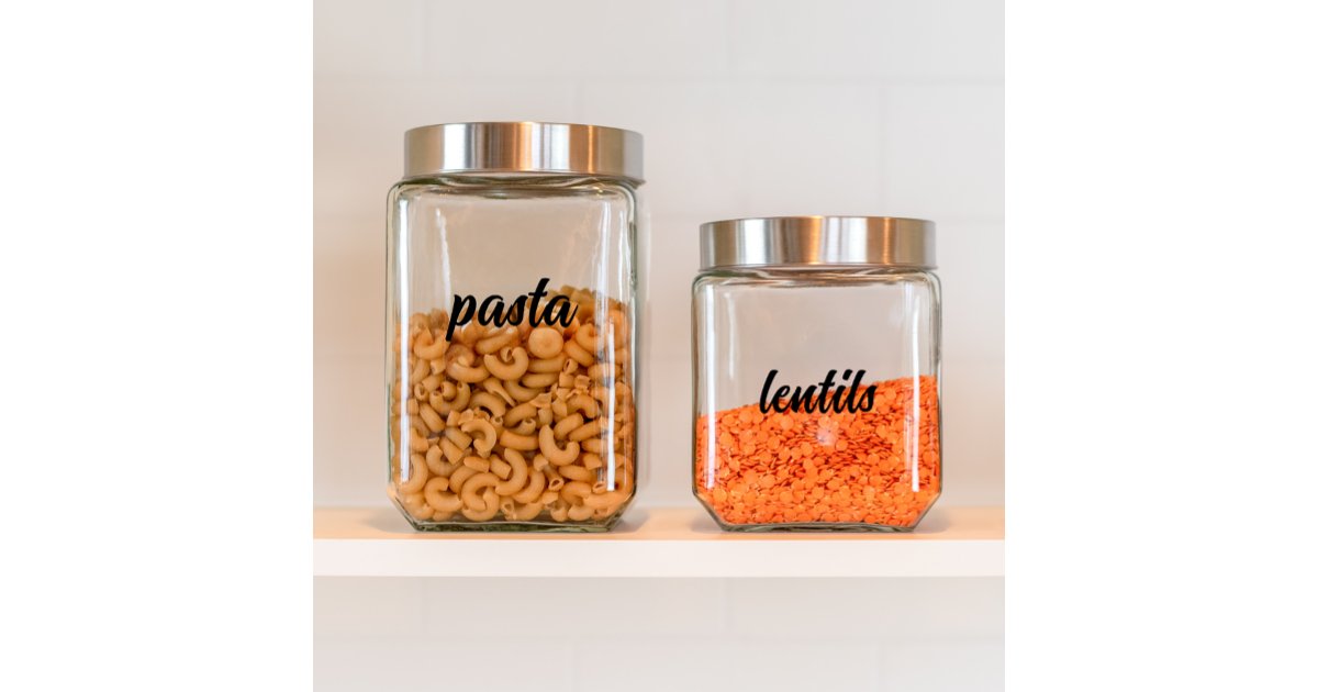 Custom food container labels | Zazzle