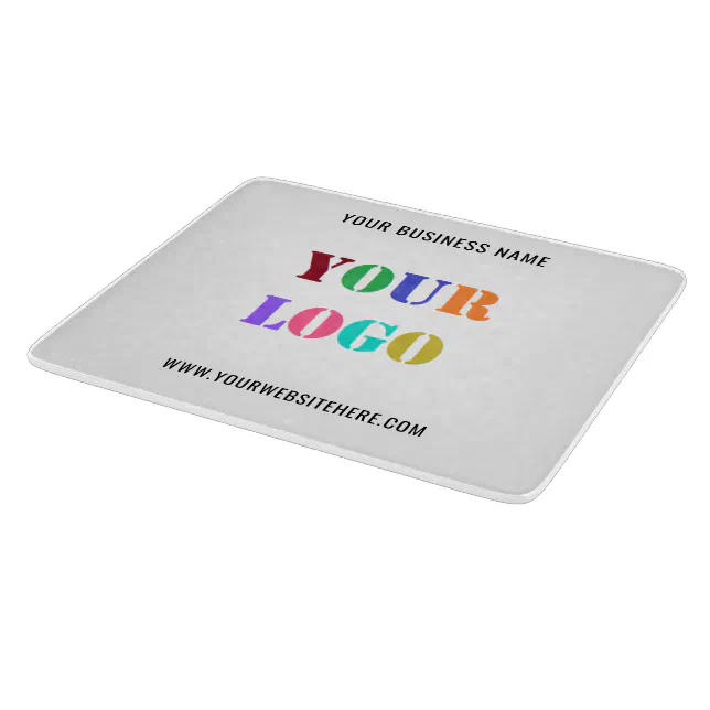 Custom Logo Promotional Business Personalised Cutting Board | Zazzle