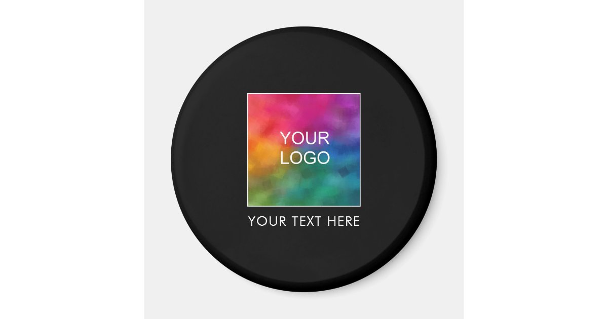 Custom Logo Staff Crew Employee Member Name Magnet | Zazzle