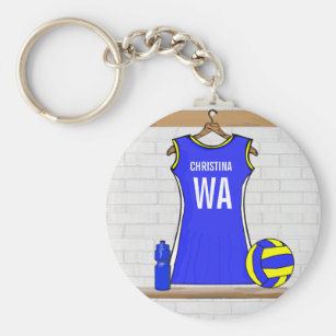 Netball Key Rings & Keychains | Zazzle AU