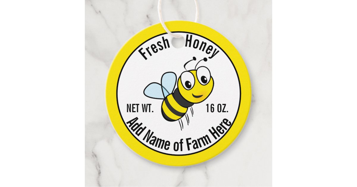 Custom Product Label for Fresh Honey | Zazzle