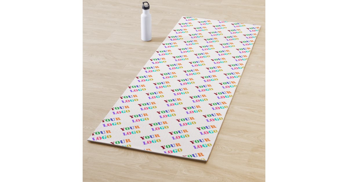 Custom Your Company Logo Personalised Yoga Mat | Zazzle