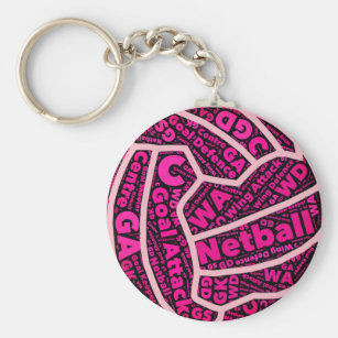 Netball Key Rings & Keychains | Zazzle AU