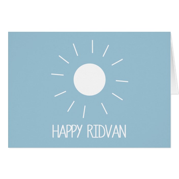 Customisable Sunny Happy Ridvan Baha'i Card | Zazzle.com.au
