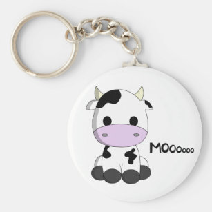 Cow Moo Key Rings & Keychains | Zazzle AU