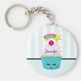 Cartoon Cupcakes Key Rings & Keychains | Zazzle AU