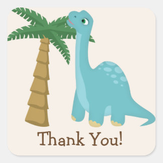Dinosaur Thank You Stickers | Zazzle.com.au