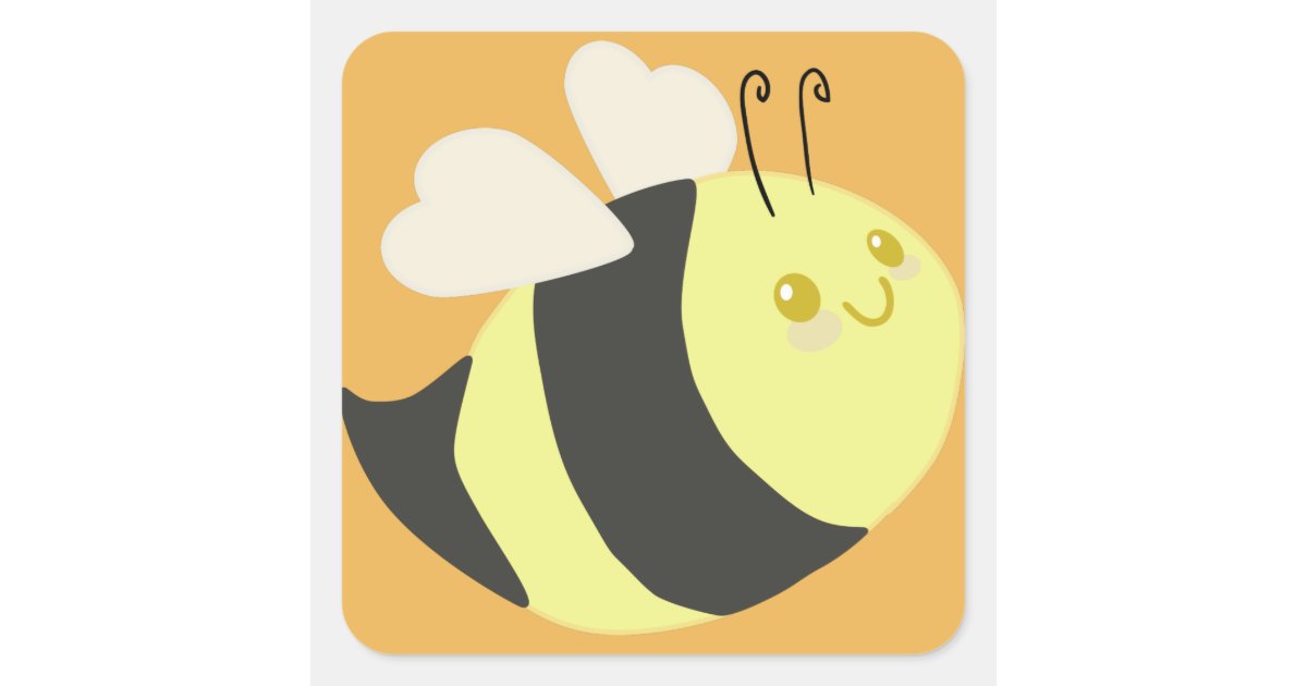 Cute Bumble Bee Stickers | Zazzle