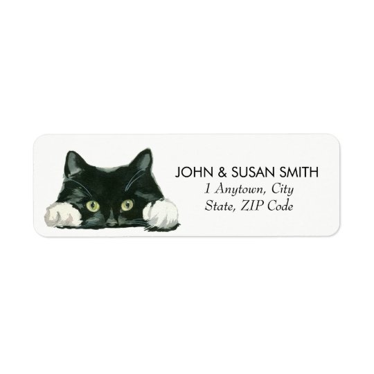cute-cat-return-address-labels-stickers-envelope-zazzle-au
