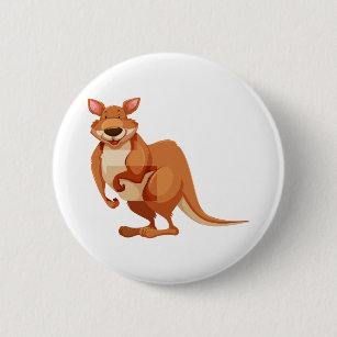 Kangaroo Badges & Pins | Zazzle AU