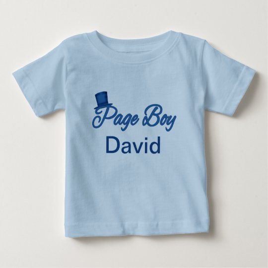 Cute Page Boy Tshirt to Customise | Zazzle.com.au
