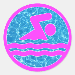 Swimming Pool Stickers | Zazzle AU