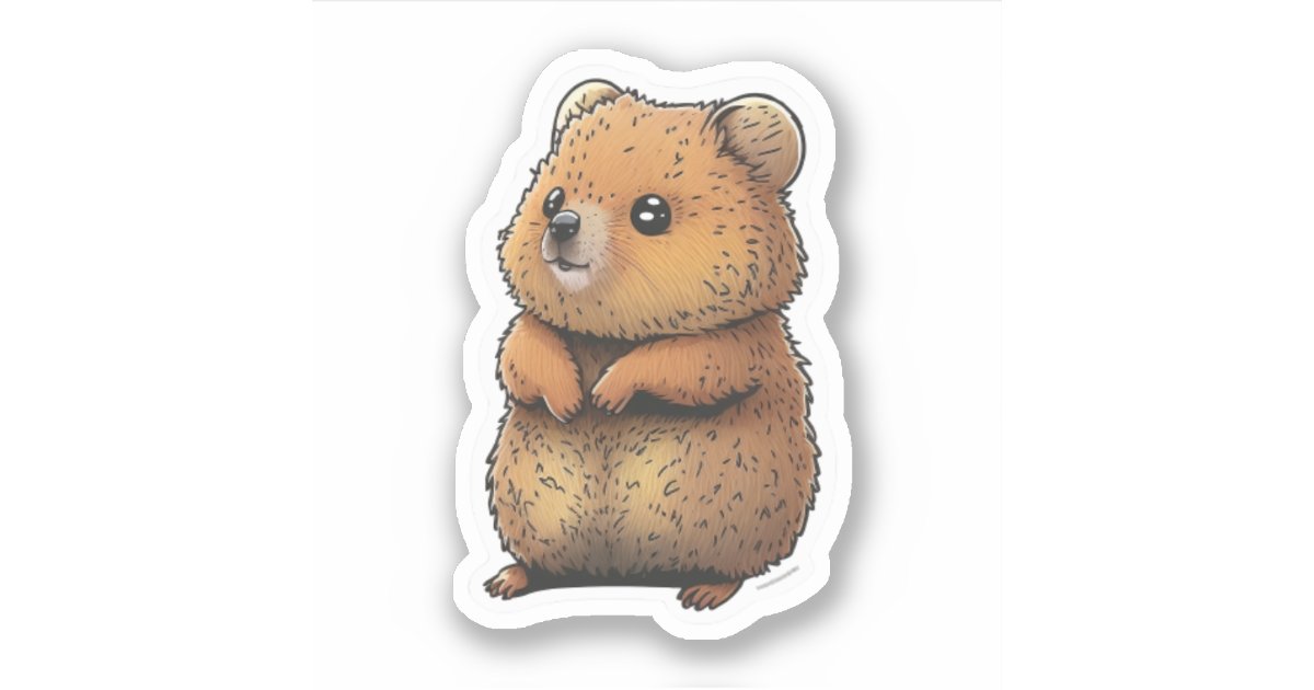 Cute Quokka Sticker | Zazzle