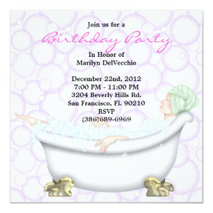 Massage Invitations & Announcements | Zazzle AU