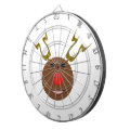 Cyber Christmas Reindeer Dartboard | Zazzle