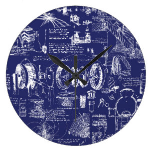 Da Vinci Drawings Wall Clocks | Zazzle.com.au