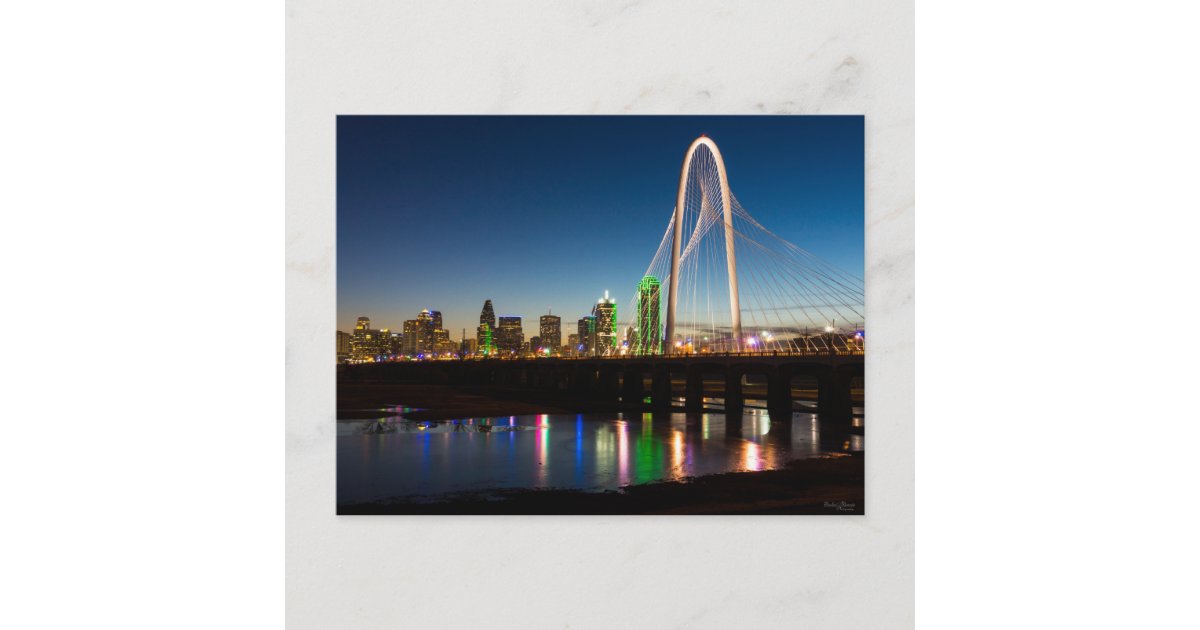 Dallas Skyline Dawn Postcard | Zazzle