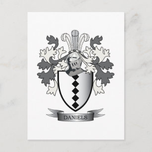 Daniel Family Crest Postcards | Zazzle AU