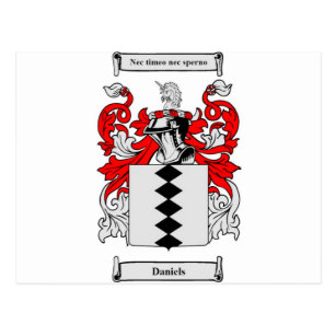 Daniel Family Crest Postcards | Zazzle AU