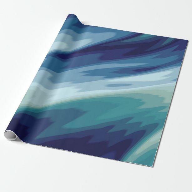 Waves Wrapping Paper | Zazzle.com.au
