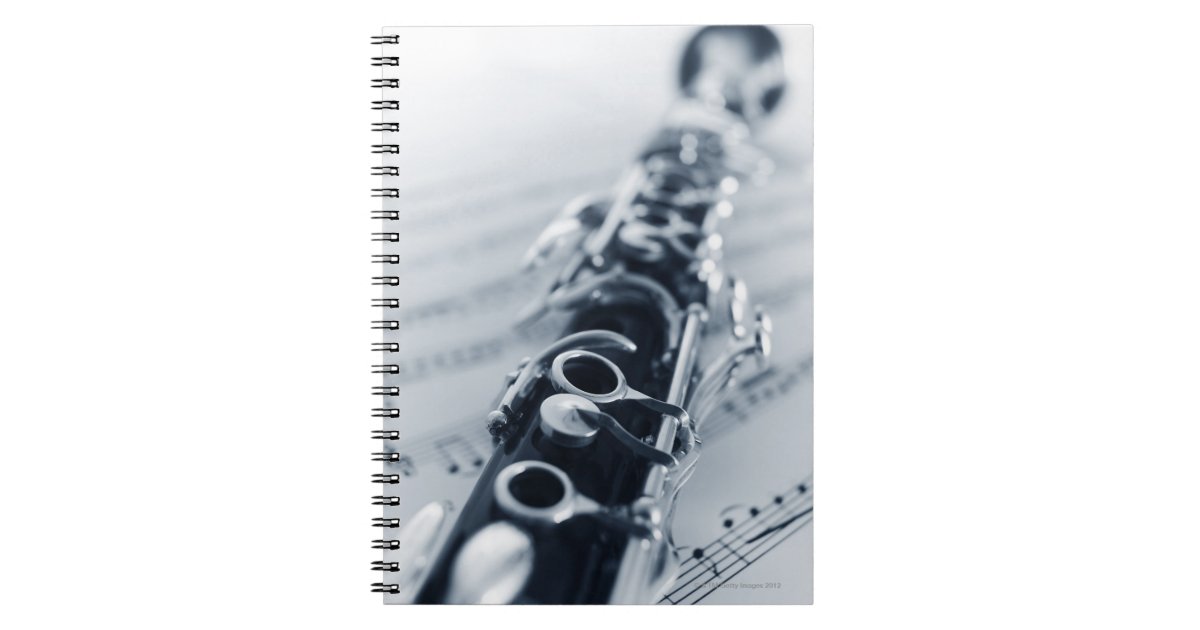 Detailed Clarinet Notebook | Zazzle
