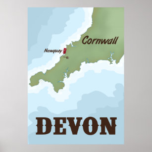 Vintage Devon Posters & Photo Prints | Zazzle AU