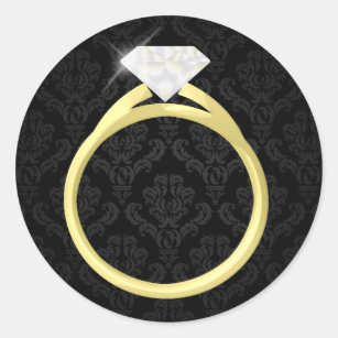 Engagement Ring Stickers | Zazzle AU
