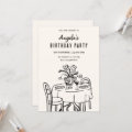 Dinner table invitation | Zazzle