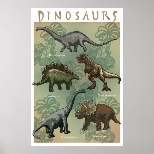 Dinosaur Poster | Zazzle.com.au