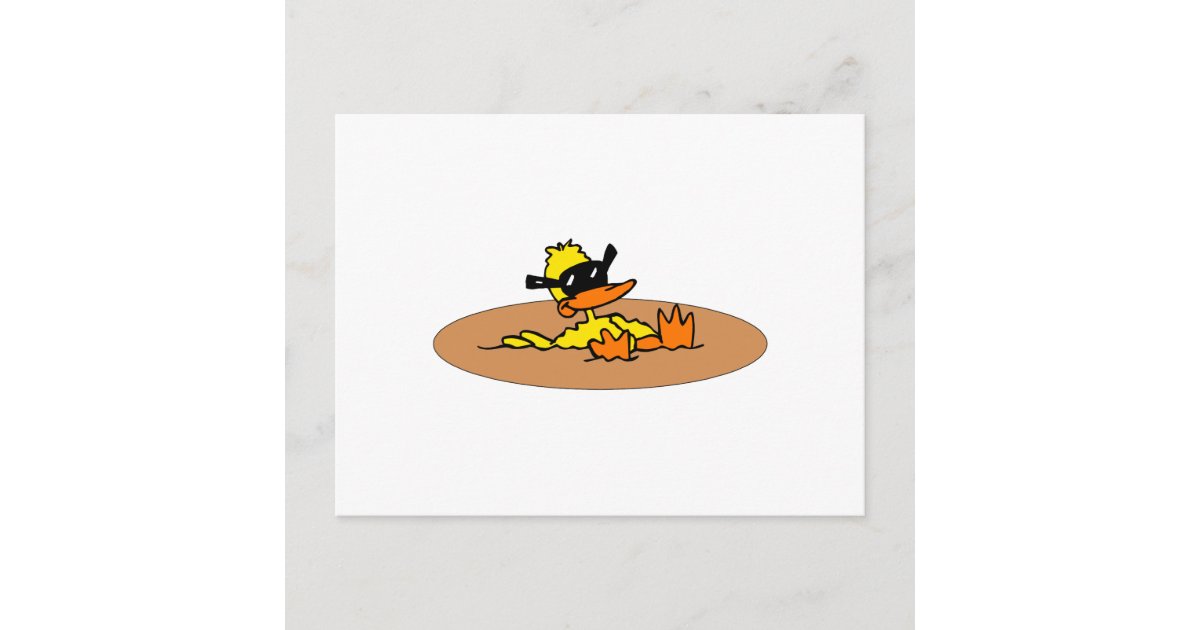 Dirty Duck Postcard | Zazzle