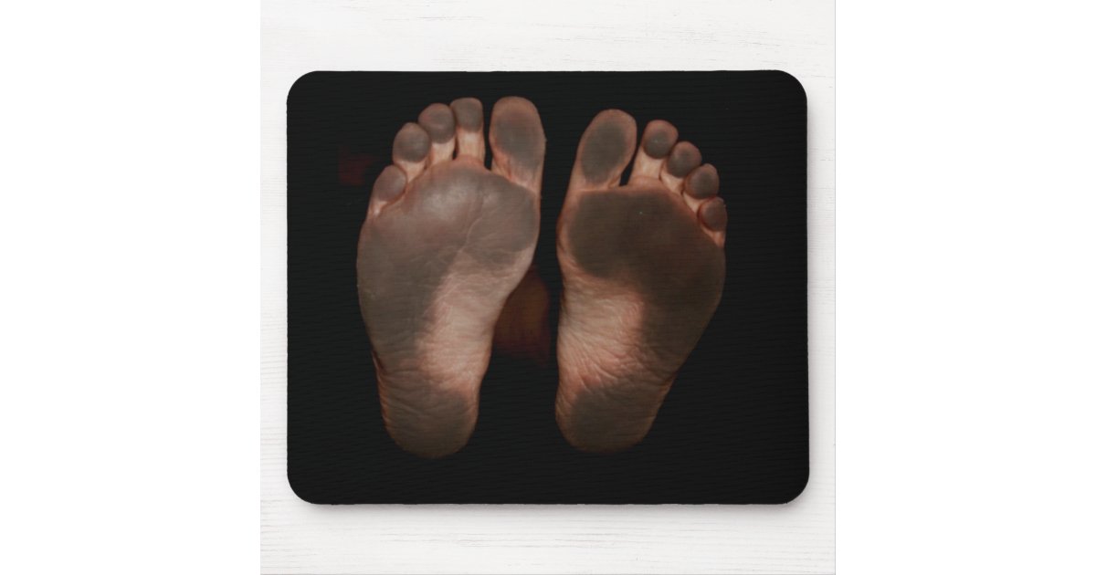 DIRTY FEET MOUSE PAD | Zazzle