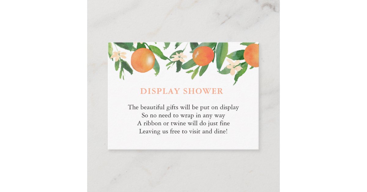 Display Shower Request Matching Invitation | Zazzle