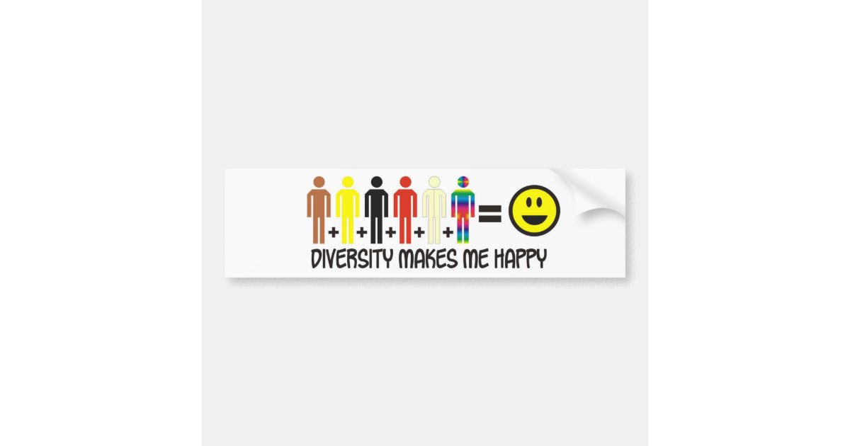 Diversity Bumper Sticker | Zazzle