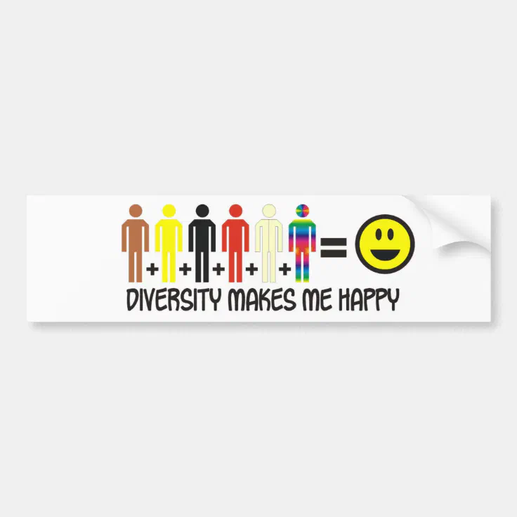 Diversity Bumper Sticker | Zazzle
