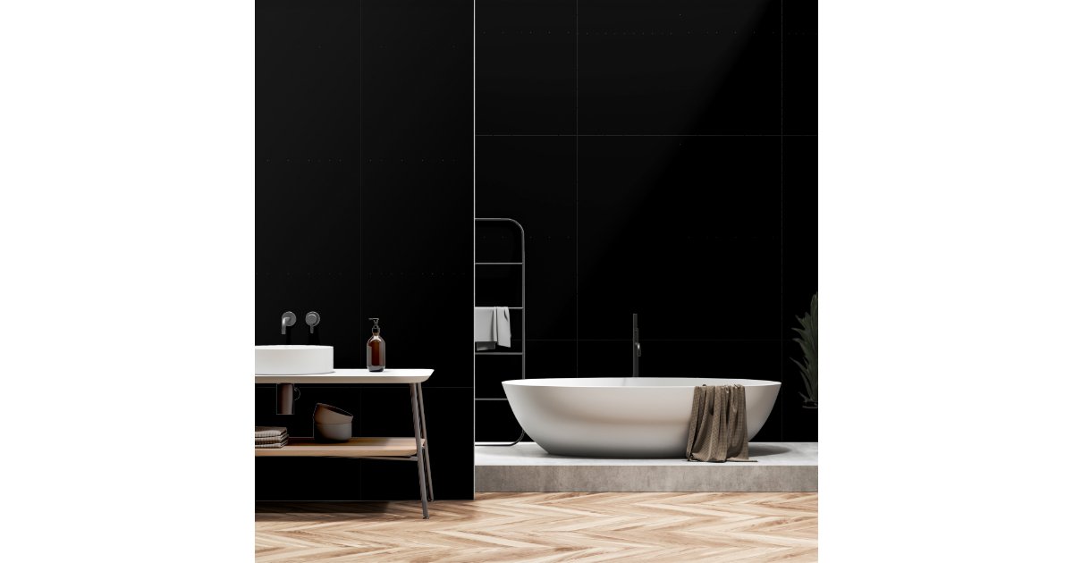 DIY Black Simple Authority® Wallpaper | Zazzle