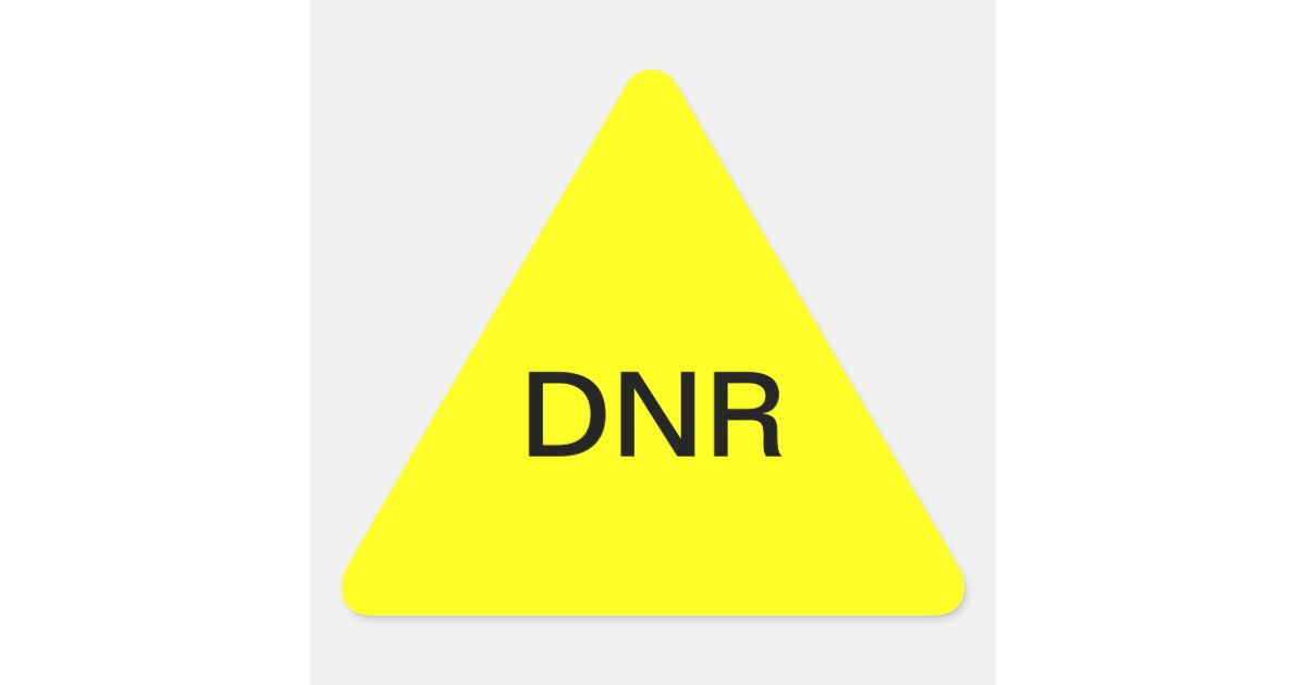 DNR Medical Chart Label | Zazzle