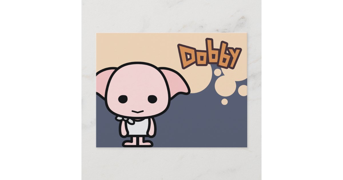 Dobby Cartoon Character Art Postcard | Zazzle