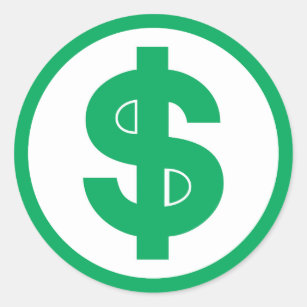Dollar Sign Stickers | Zazzle AU
