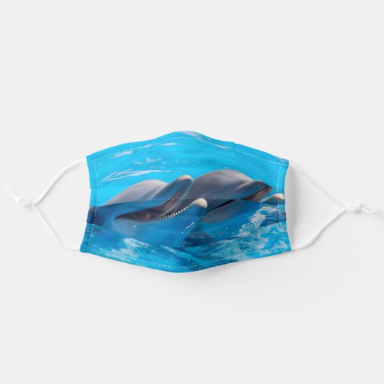 Dolphin Cloth Face Mask | Zazzle.com.au