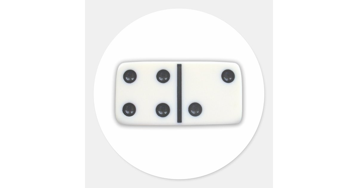 Domino Stickers 001 | Zazzle