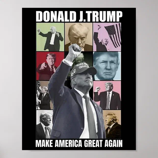 Donald Trump Era Official 2024 Official Donald Tru Poster | Zazzle