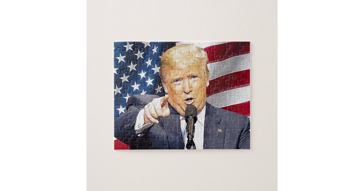 Donald Trump Jigsaw Puzzle | Zazzle