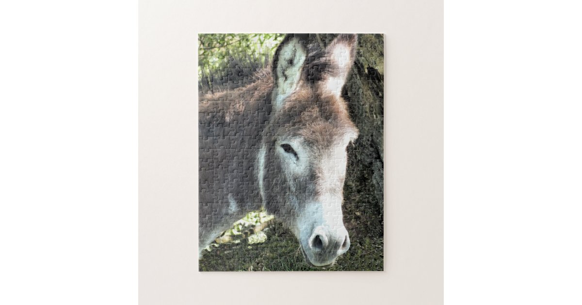 DONKEY JIGSAW PUZZLE | Zazzle