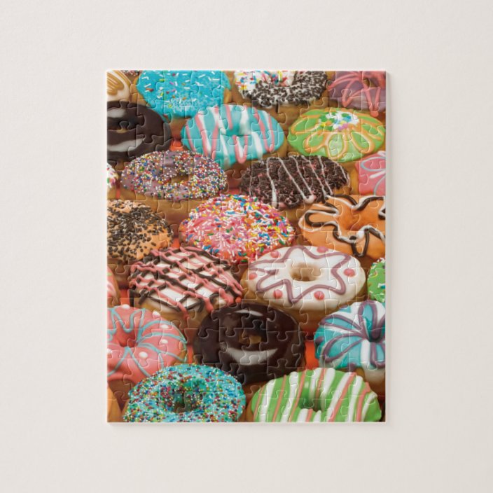 doughnuts jigsaw puzzle | Zazzle.com.au