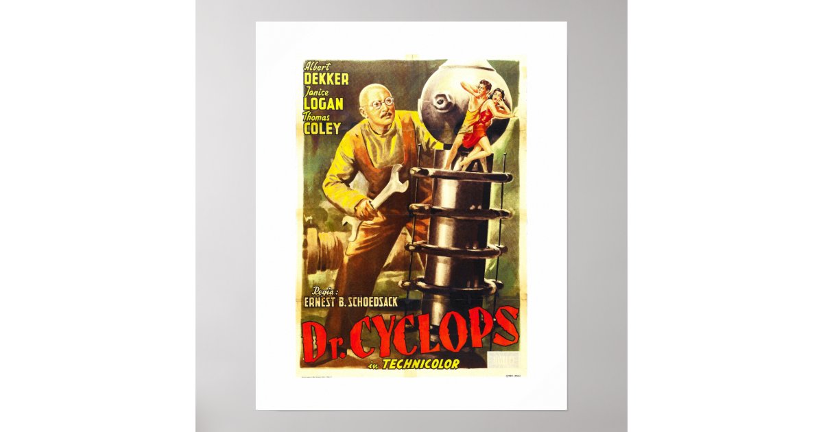 Dr. Cyclops Poster | Zazzle