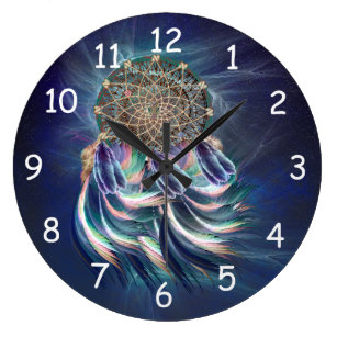 Dreamcatcher Wall Clocks | Zazzle.com.au